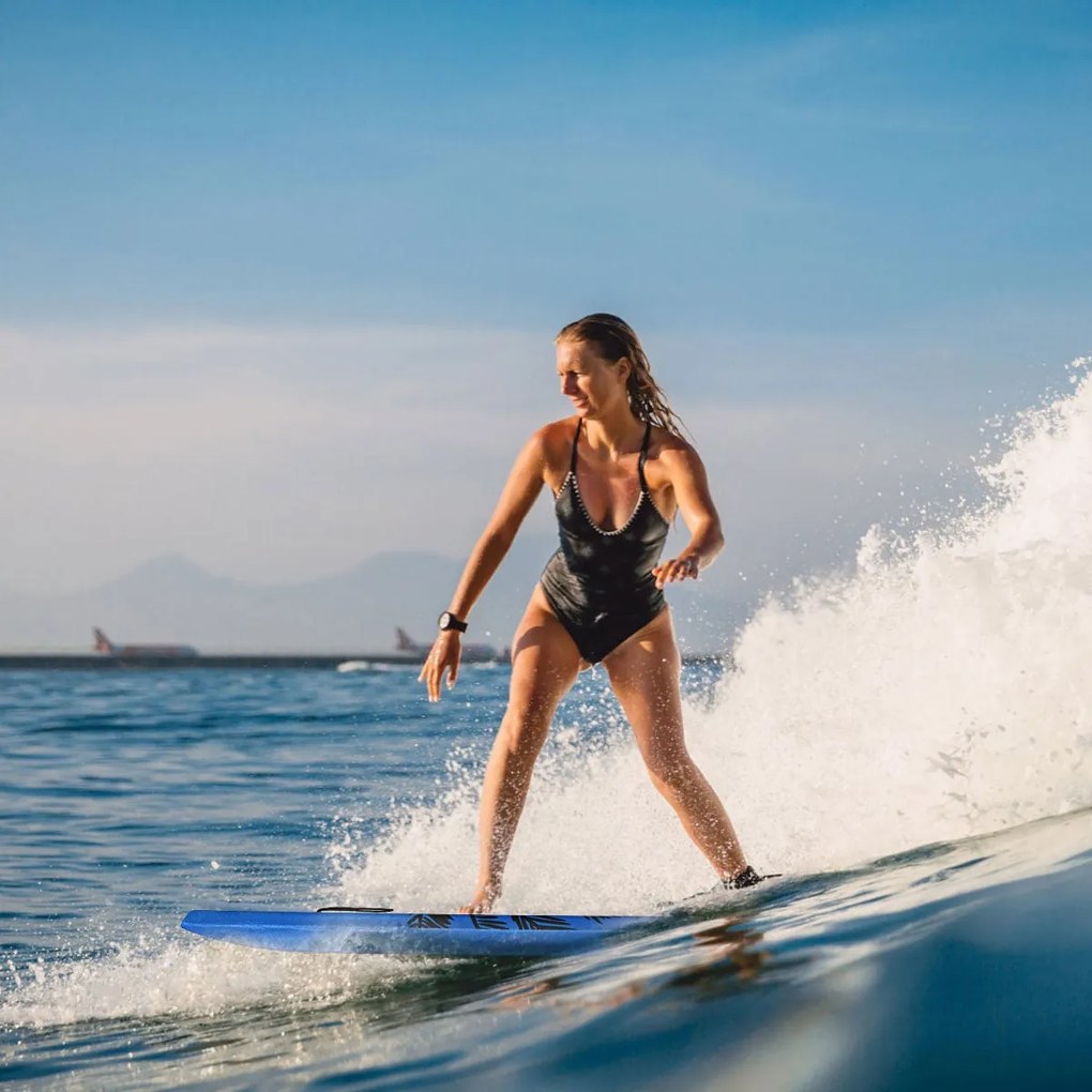 Costway Bodyboard lehké plavecké prkno na pláž pro děti a dospělé 106 cm modré