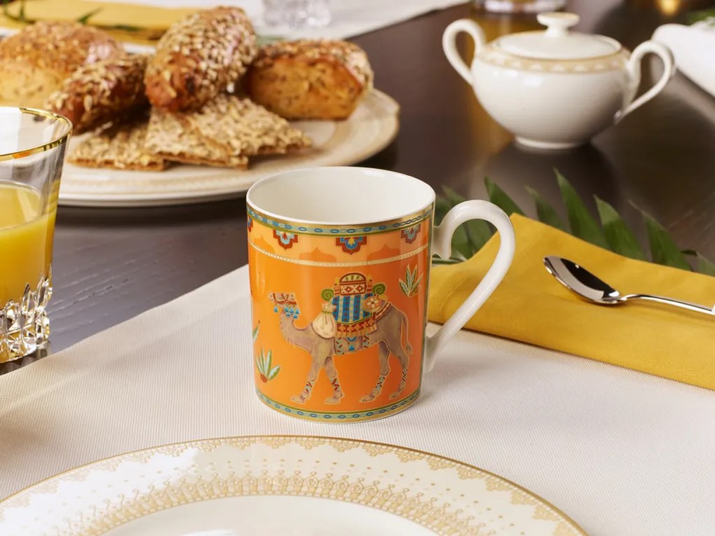 Villeroy&Boch Villeroy & Boch Samarkand Mandarin hrnek s uchem 11,1 × 7,7 × 9,9 cm, 240 ml