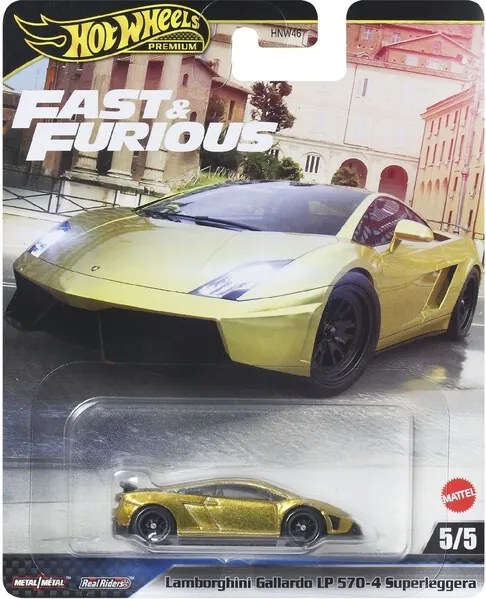 Mattel Hot Wheels Premium Fast & Furious (více druhů) Vícebarevná