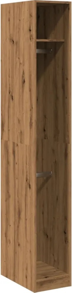 Šatní skříň dub artisan 30 x 50 x 200 cm kompozitní dřevo 3307782