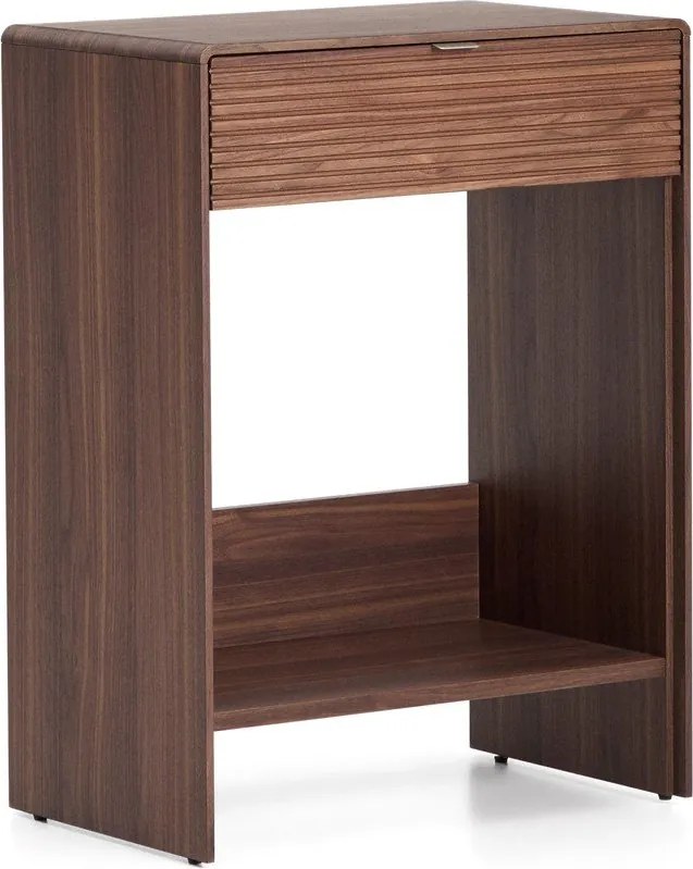 Komoda v dekoru ořechu v tmavě přírodní barvě 60x81x37 cm Norlen – Kave Home