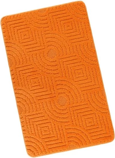 Bellatex koupelnové předložky BANY 60x100 cm 60x100 cm Bludiště Oranžová