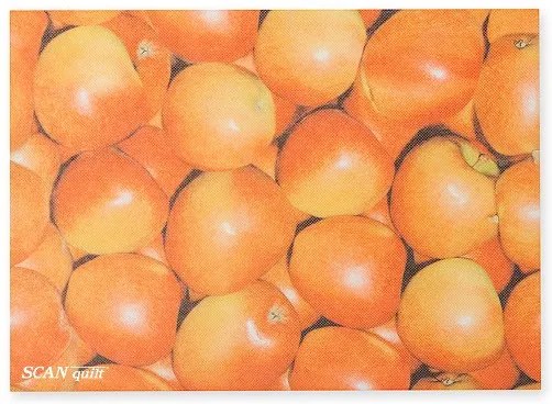 SCANquilt prostírání PARTY jablka oranžová 32 x 45 cm