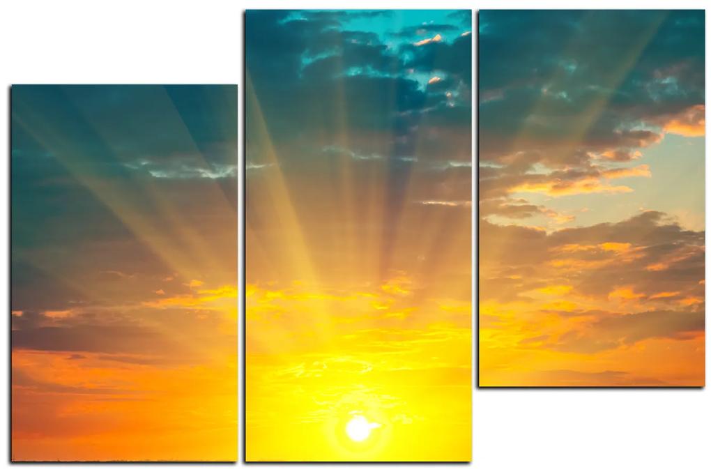 Obraz na plátně - Západ slunce 1200D (135x90 cm)