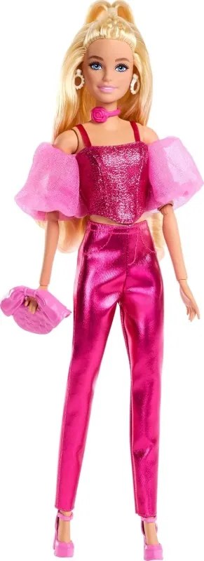 Barbie deluxe modelka v růžovém korzetu