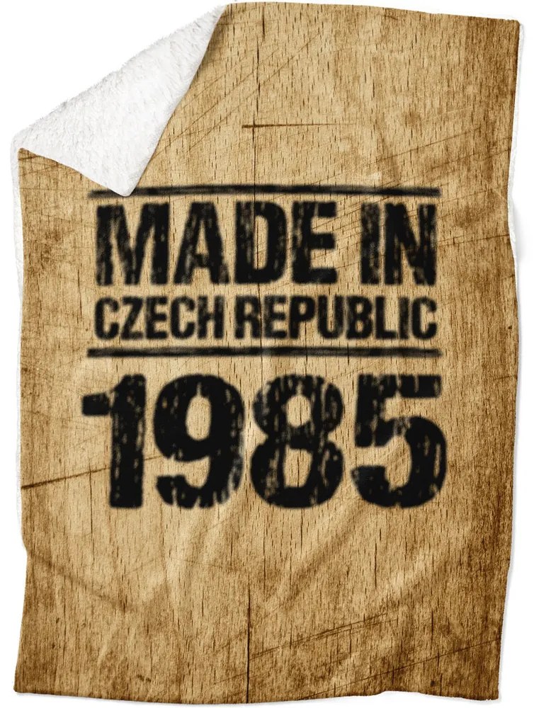 Deka Made In (rok: 1985, Podšití beránkem: ANO)