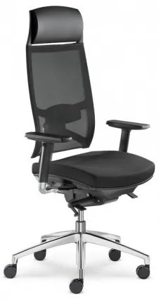 LD seating Kancelářské křeslo STORM 550N2-SYS bez područek SYS - synchronní mechanismus s blokací v pěti pozicích GALERIE - Čalounění LD seating LÁTKY 2 / VALENCIA, XTREME, STYLE, ASPECT, CURA 2021