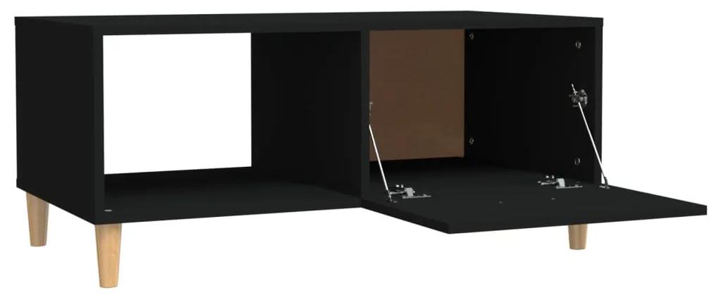 Konferenční stolek černý 89,5 x 50 x 40 cm kompozitní dřevo - Default Title