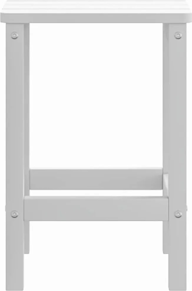 Zahradní stolek Adirondack bílý 38 x 38 x 46 cm HDPE 318641