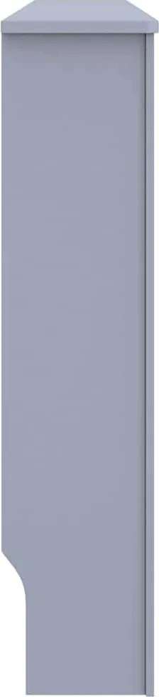Kryt radiátoru 2 ks Šedá 172 x 19 x 81,5 cm Kompozitní dřevo 3403234