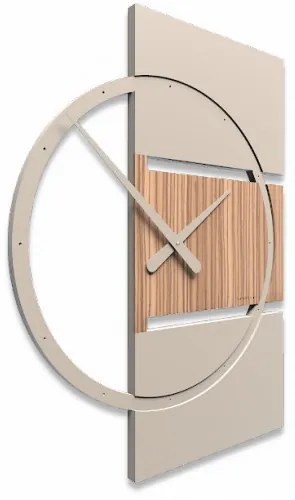 Designové hodiny 10-123 CalleaDesign Adam 45 x 60cm (více barevných variant) Barva terracotta(cihlová)-24 Dýha wenge - 89