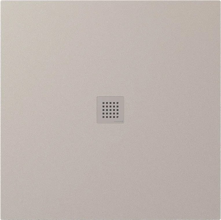Polysan Polysan, TRENECA sprchová vanička z litého mramoru s možností úpravy rozměru 100x100cm, béžová matná, 84301.81