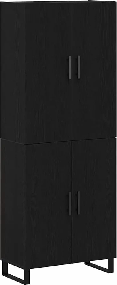 Vysoký bufet 2 ks Černý dub 69,5 x 34 x 180 cm 3333104