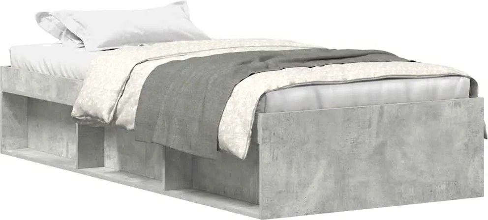 Rám postele betonově šedý 90 x 200 cm 3203827