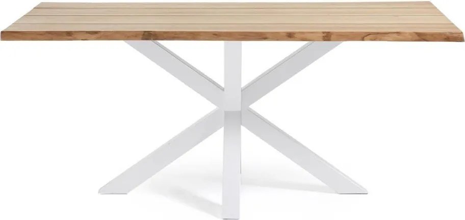 Jídelní stůl s deskou v dubovém dekoru 90x160 cm Argo – Kave Home