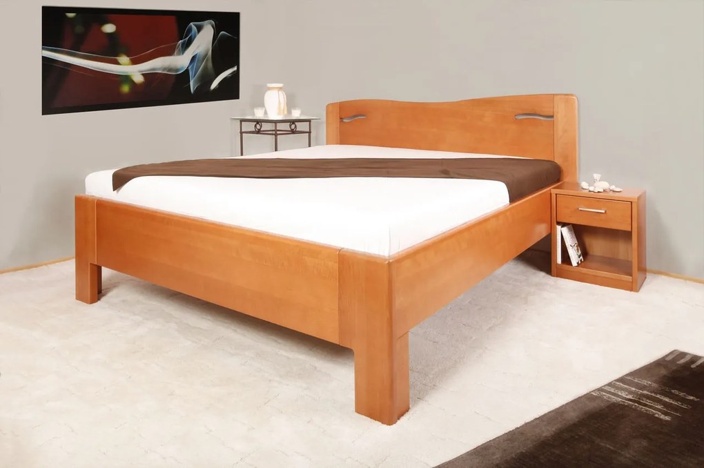 Masivní postel s úložným prostorem K-design 2 - 80 x 200cm