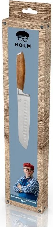 Santoku nůž z nerezové oceli – Holm