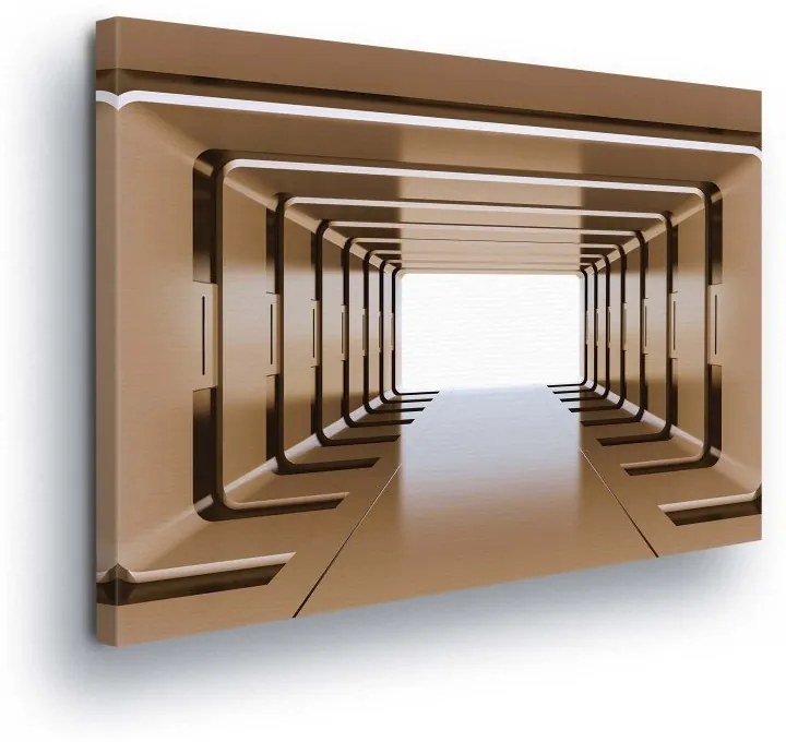 GLIX Obraz na plátně - Moderní 3D Tunel 100x75 cm