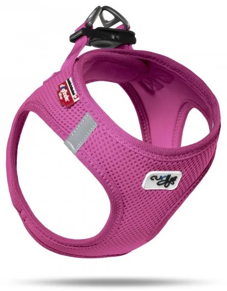 Postroj pro psy a kočky Curli vest Air-Mesh Rush fuchsiový Velikost: XL