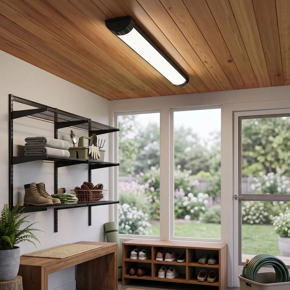 Toolight Toolight, JNH053-18N, lineární LED svítilna 60 cm, 18 W, 4000 K, černá, OSW-56249