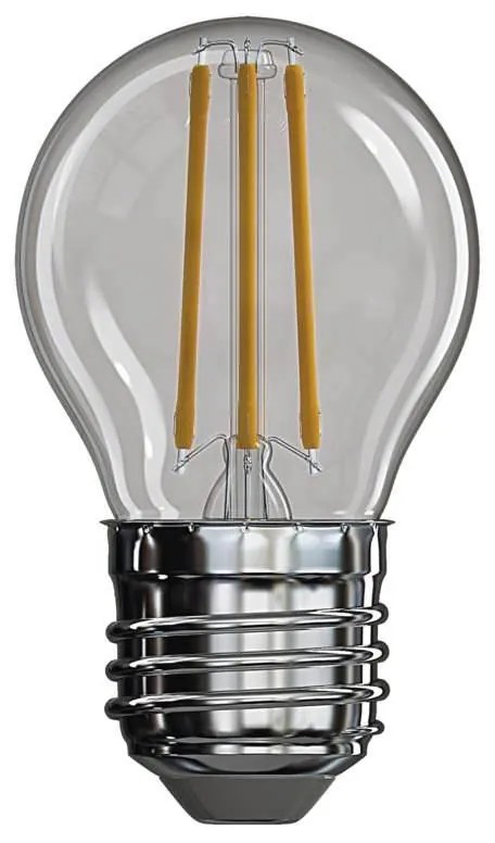 LED filamentová žárovka, E27, Mini, 4W, 465lm, 4100K, neutrální bílá / denní světlo Emos Z74241