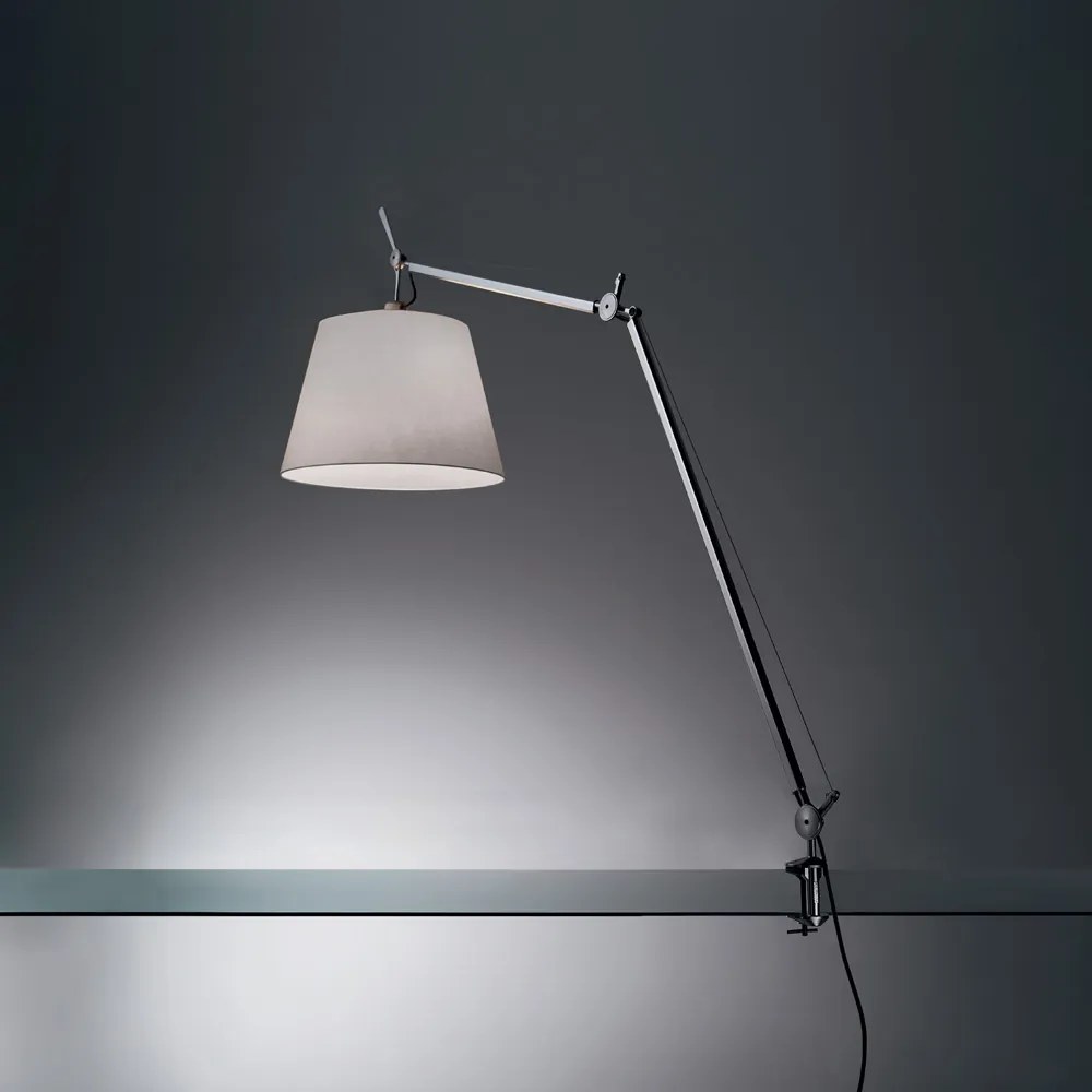 ARTEMIDE - Stolní lampa Tolomeo Mega Tavolo - stříbrná/satén 360 mm