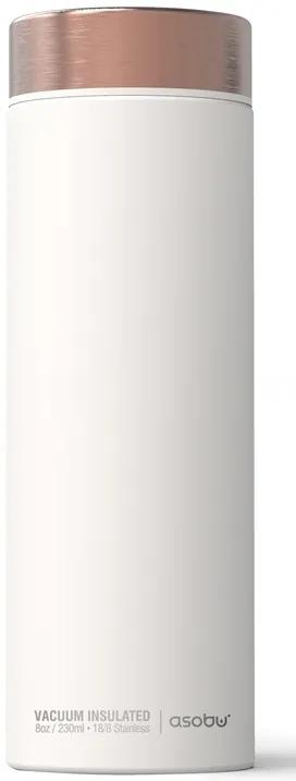 ASOBU luxusní termoska Le Baton white/copper 500ml