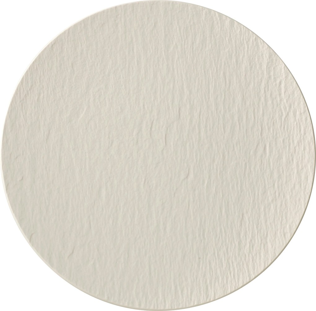 XXXLutz MĚLKÝ TALÍŘ Manufacture Rock blanc 25 cm Villeroy & Boch - Jídelní talíře - 003407161401