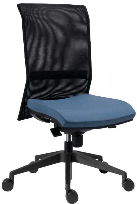 ANTARES 1580 SYN GALA NET - Kancelářská židle  - koženka šedá