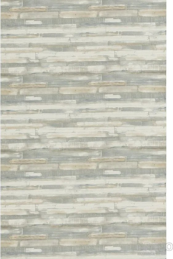 Breno Koupelnová pěnová předložka SOFTY-TEX 79925.1 staré dřevo, šíře 130 cm, Béžová
