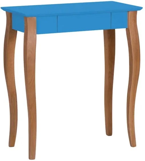 Modrý psací stůl Ragaba Lillo, šířka 65 cm