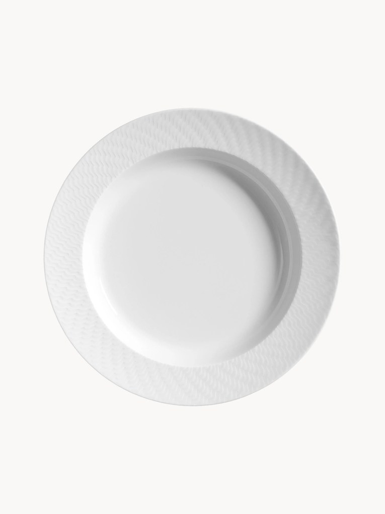 Sada ručně vyrobených talířů na těstoviny z porcelánu No. 41, 2 díly