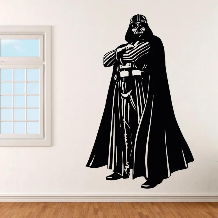 Darth Vader ze StarWars - vinylová samolepka na zeď 100x62cm