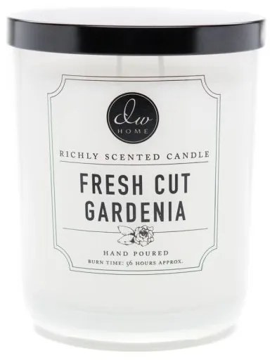 DW Home Vonná svíčka ve skle Svěží gardénie - Fresh Cut Gardenia, 15oz