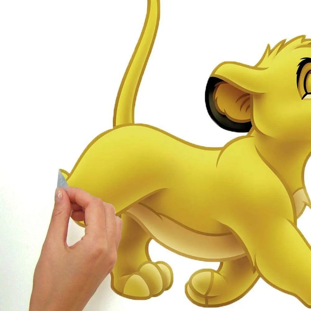 York Wallcoverings Samolepky s Disney motivem SIMBA a kamarádi