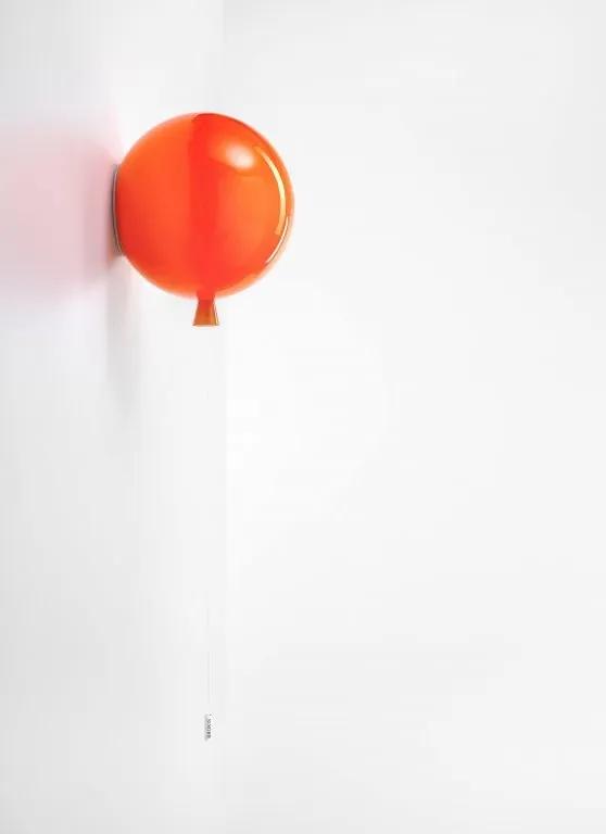 Brokis Memory skleněné nástěnné svítidlo Barva: Oranžová, Velikost: Ø 250 mm, Povrch skla: Matný