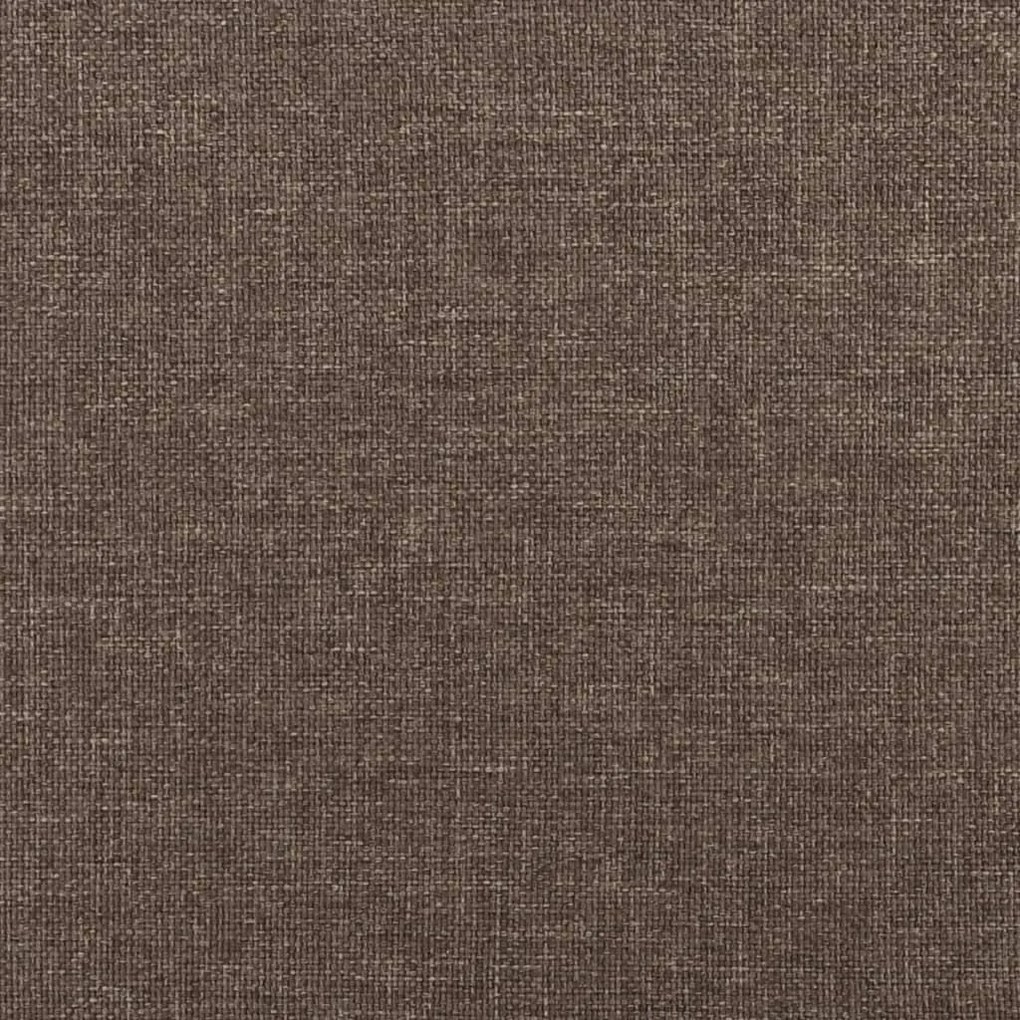 2místná rozkládací pohovka se 2 polštáři taupe textil - Default Title