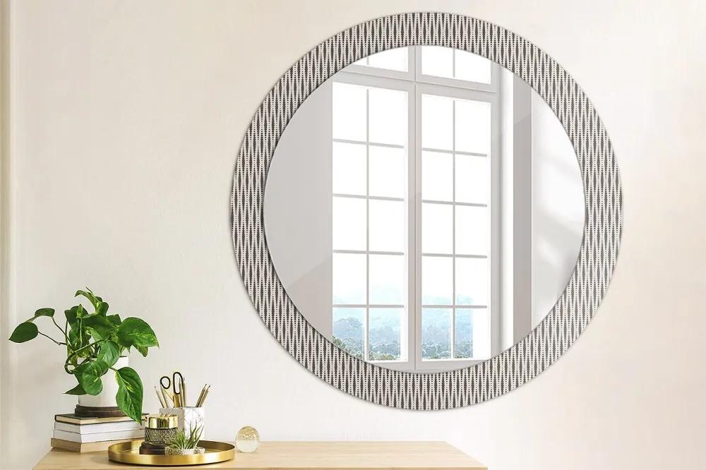 Kulaté dekorativní zrcadlo Geometrický tečka fi 80 cm