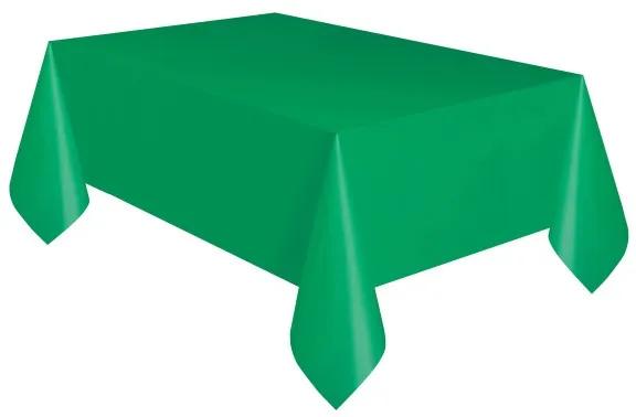 Plastový party ubrus zelený 137 x 274 cm