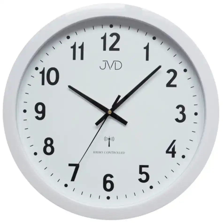 JVD Velké plastové rádiem řízené hodiny JVD RH652 | BIANO