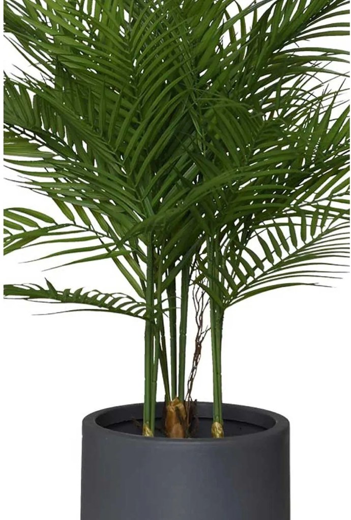 Umělá palma v květináči AREKA, plast, výška 90 cm, zelená