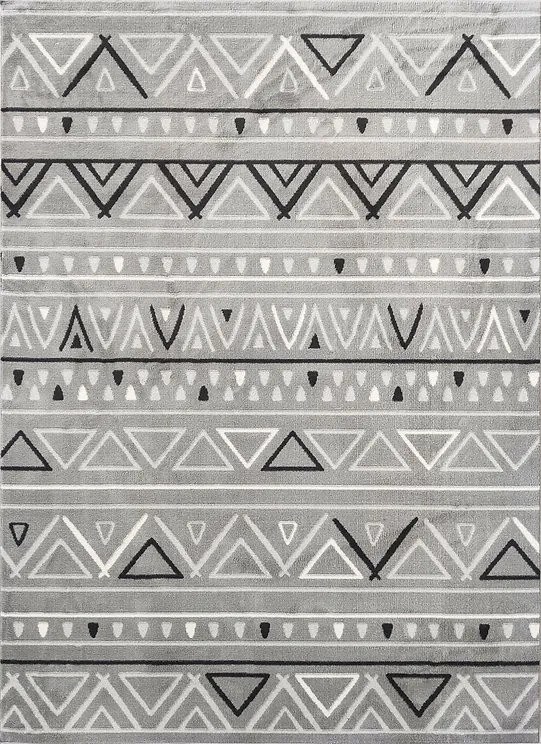 Berfin Dywany, Kusový koberec Alfa New 7207 Grey, 120x180, šedá, ložnice