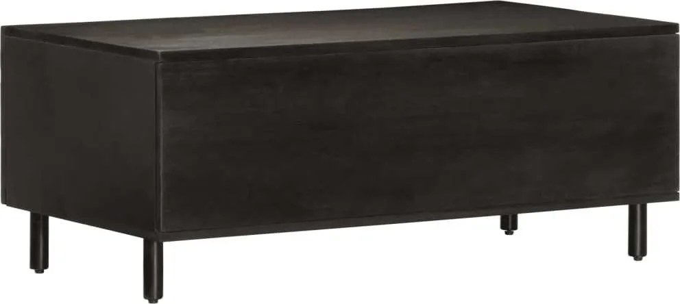 vidaXL Konferenční stolek 100 x 54 x 40 cm masivní mangovník [356903] Barva: Černá