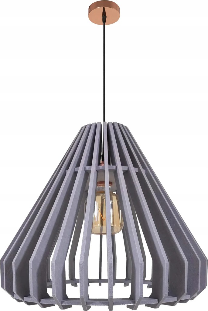 Akustická, zvukově izolační lampa Taro z Pet plsti, stínítko, design