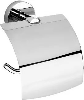 Sapho X-ROUND E držák toaletního papíru s krytem, chrom - XR705