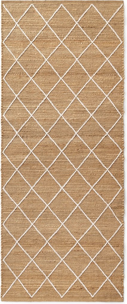 Hanse Home, Běhoun Kunu 106208 Natural Gold White, 80x200, béžová, chodba / předsíň