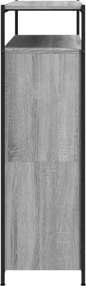Botník se 4 výklopnými zásuvkami šedý sonoma 100 x 34 x 112 cm 3214416