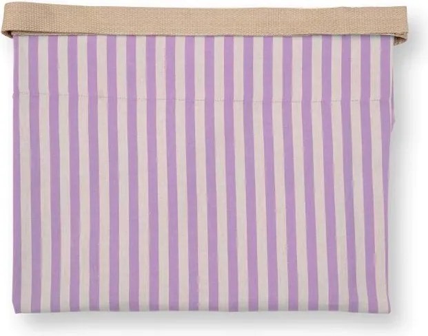 Pip Studio Apron Stripes kuchyňská zástěra - lila (Kuchyňská zástěra v lila barvě o rozměru 72 x 89.5 cm )