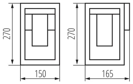 Kanlux 34980 - Venkovní nástěnné svítidlo VIMO 1xE27/15W/230V IP44 černá
