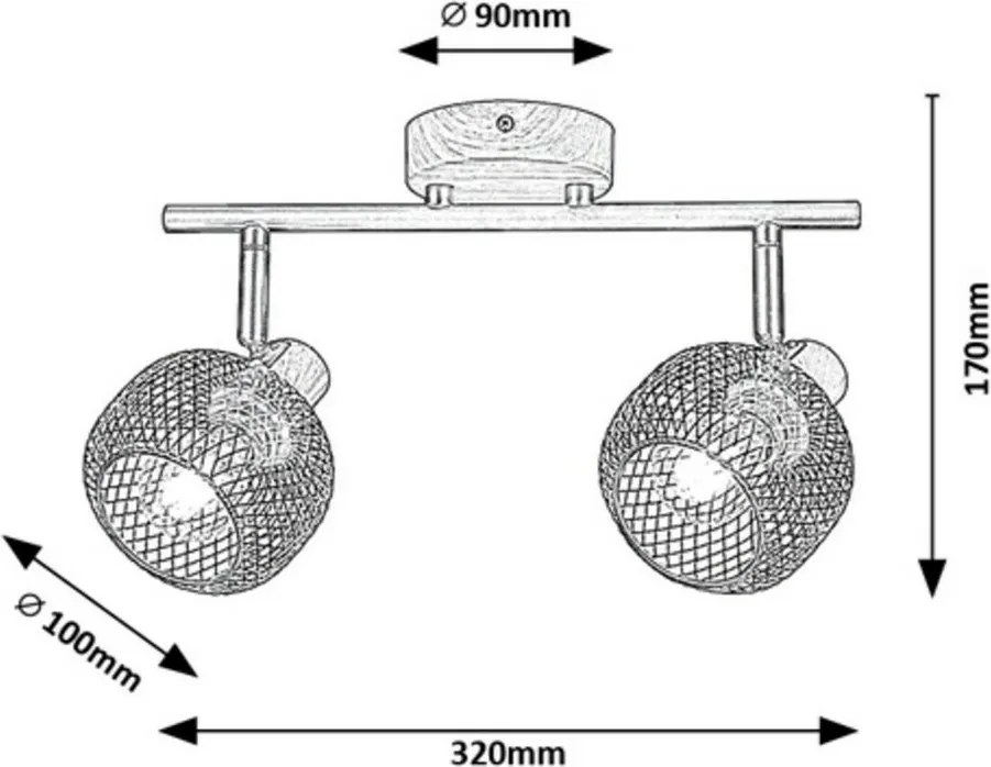 Rabalux 3128 nástěnné spot svítidlo